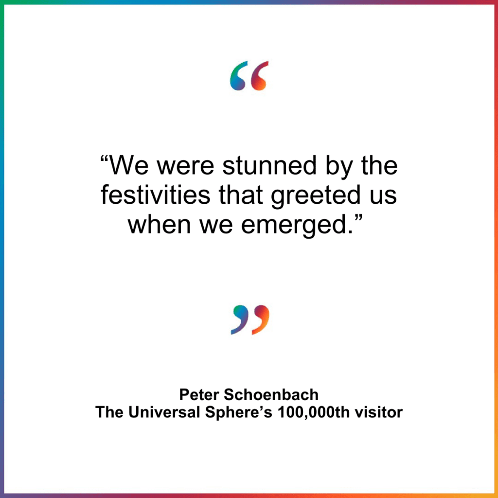 The Universal Sphere™ Celebrates 100,000 Visitors | Comcast ...